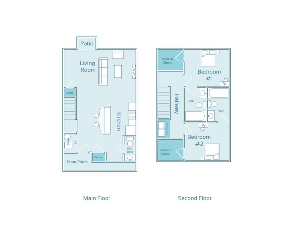 Allendale Apartments | The Enclave Apartments | Floor Plans